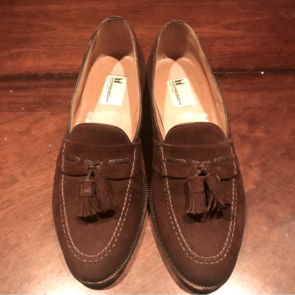 Moreschi | Shoes | Moreschi Brown Full Strap Suede Tassel Made In Italy ...